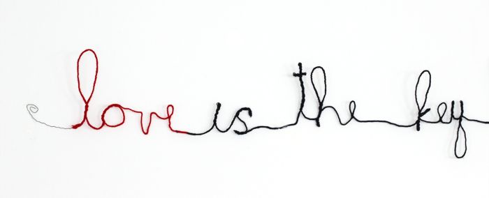 DIY wire writing wall decor. – Look what I made ...