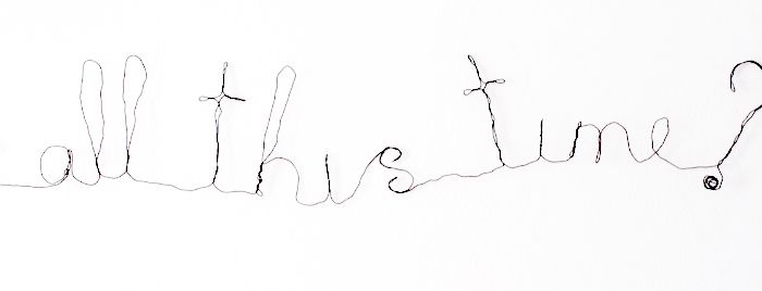 DIY wire writing wall decor. – Look what I made ...