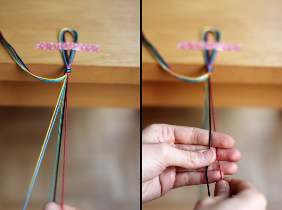 Friendship bracelet DIY