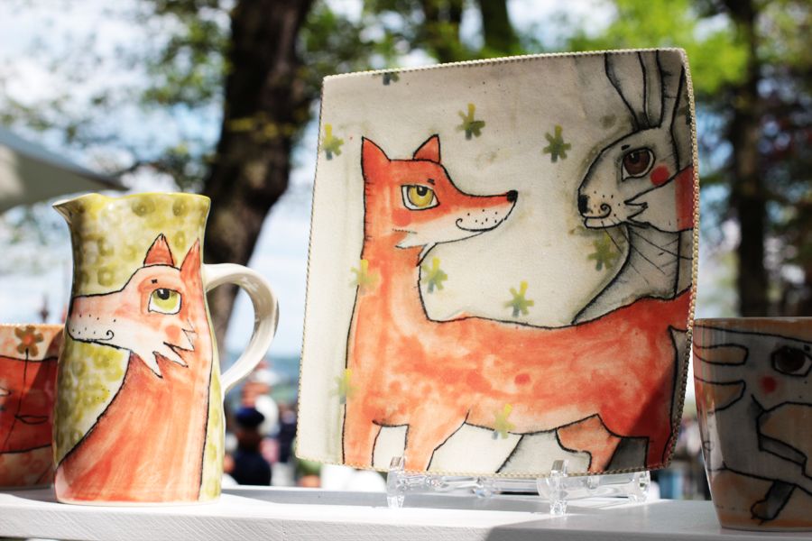 At the pottery market. | LOOK WHAT I MADE ...