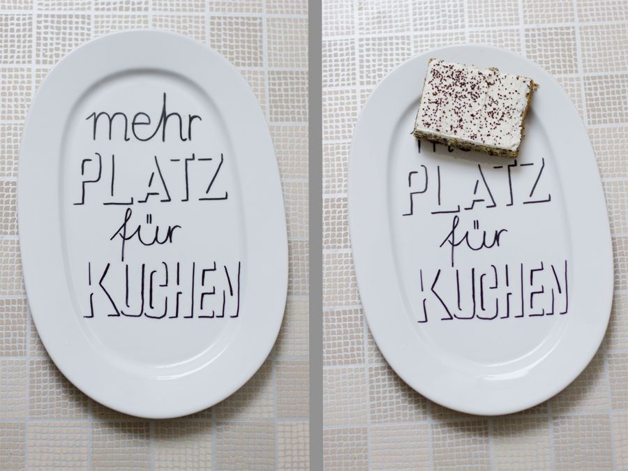 DIY typography platter