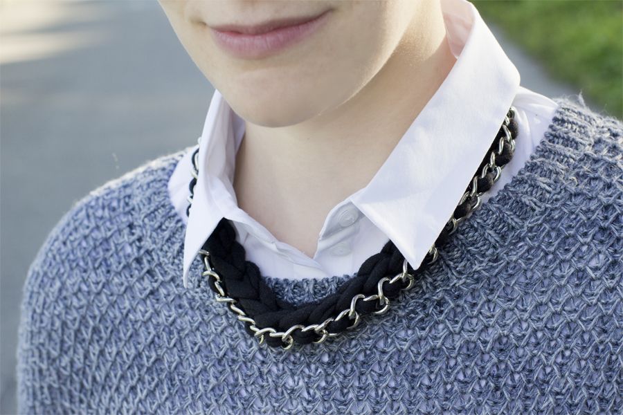 Crochet chain necklace DIY – Look what I made ...