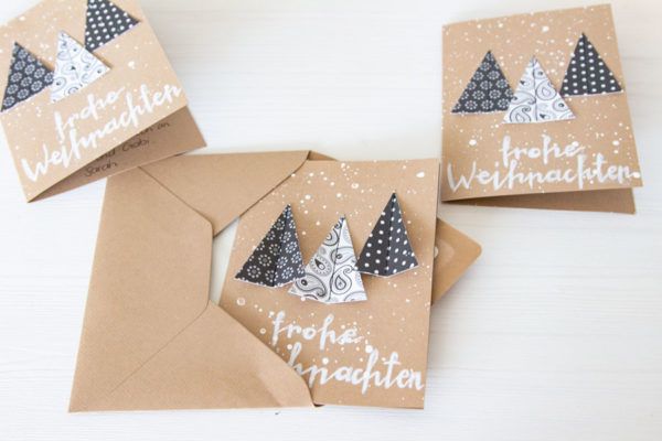 DIY Christmas cards from paper scraps | LOOK WHAT I MADE ...