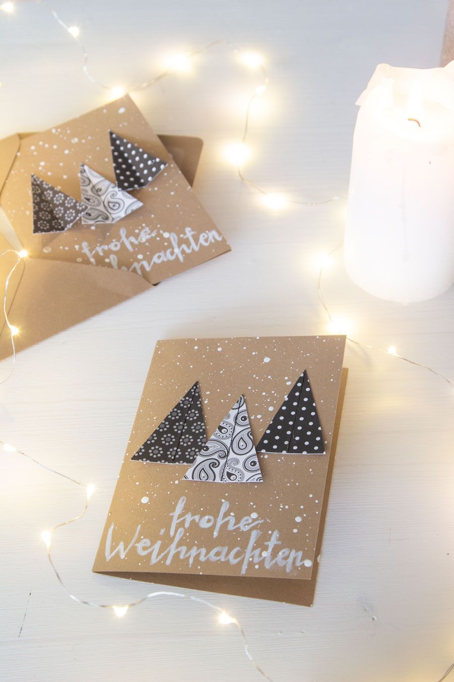 DIY Christmas cards from paper scraps | LOOK WHAT I MADE ...