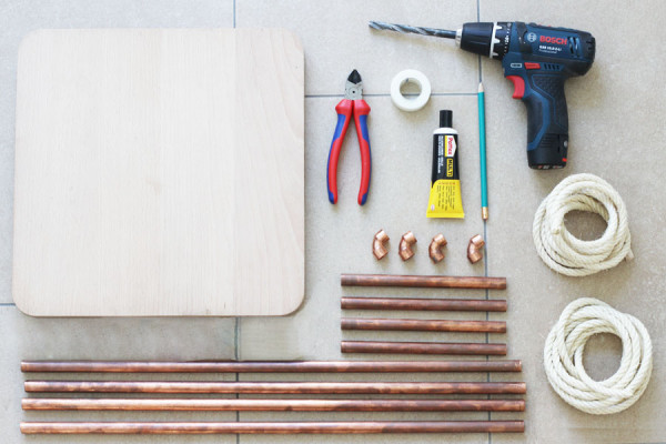 Copper wood side table DIY | LOOK WHAT I MADE ...