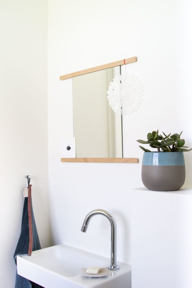 DIY for your home: Minimalistic bathroom mirror | LOOK WHAT I MADE ...