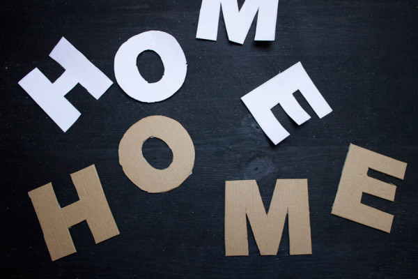 DIY thread letters home decor. | LOOK WHAT I MADE ...