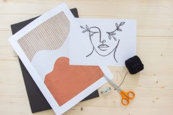 DIY: Unique poster art with embroidery | LOOK WHAT I MADE ...
