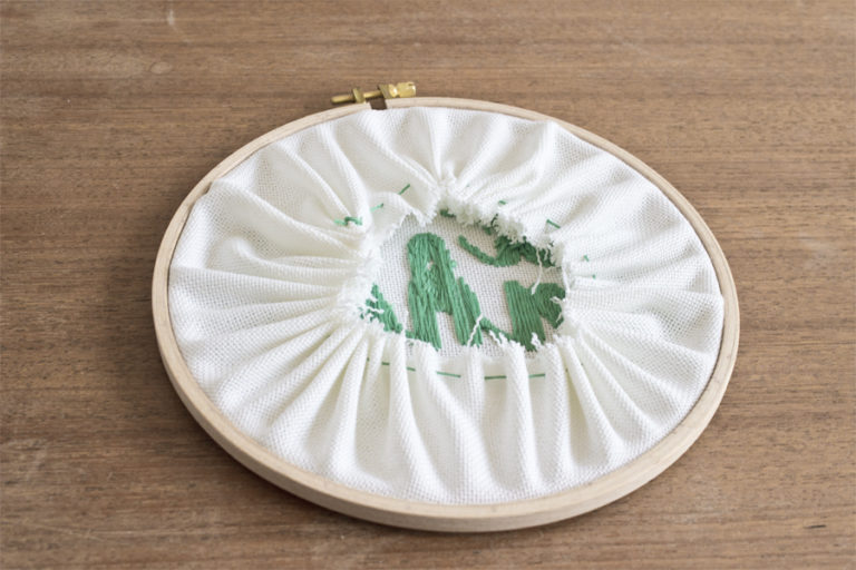 Cheeky embroidery wall art - for the new bathroom | LOOK WHAT I MADE ...