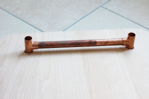 Copper wood side table DIY | LOOK WHAT I MADE ...