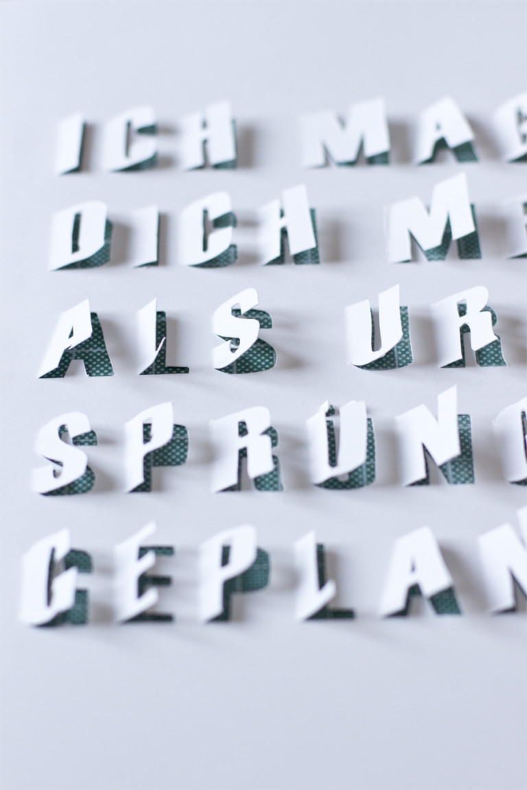 DIY 3D typography art | LOOK WHAT I MADE ...