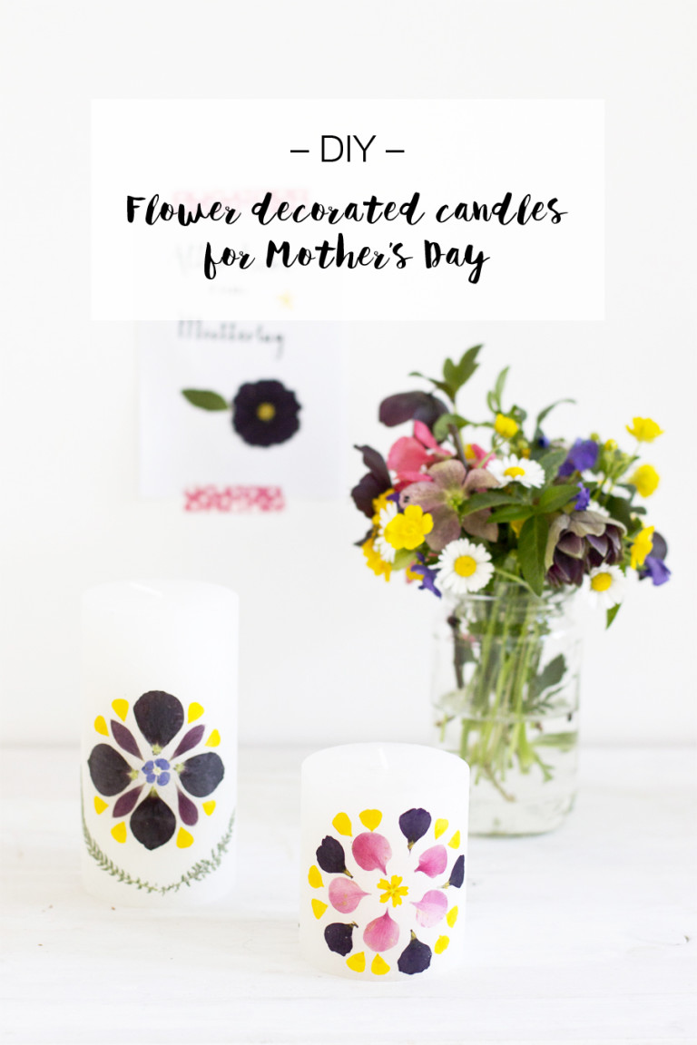 DIY decorated candles as Mother's Day gift. | LOOK WHAT I MADE ...