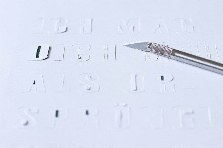 DIY 3D typography art | LOOK WHAT I MADE ...