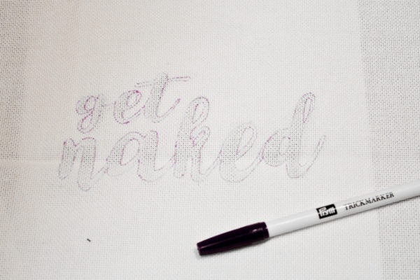 Cheeky embroidery wall art - for the new bathroom | LOOK WHAT I MADE ...