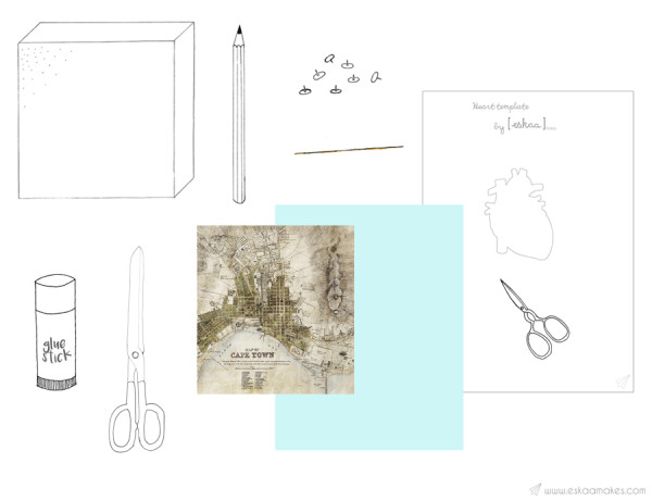 Map-themed wall decor. | LOOK WHAT I MADE ...