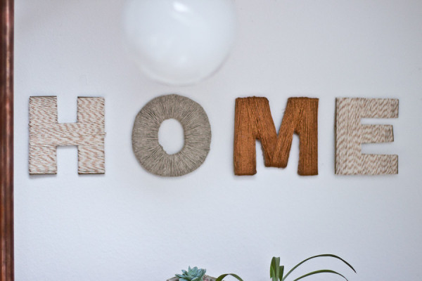 DIY thread letters home decor. | LOOK WHAT I MADE ...
